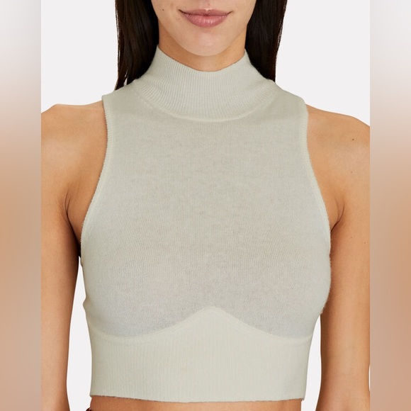 Jonathan Simkhai | Tops | Jonathan Simkhai Harlee Turtleneck Crop Top ...